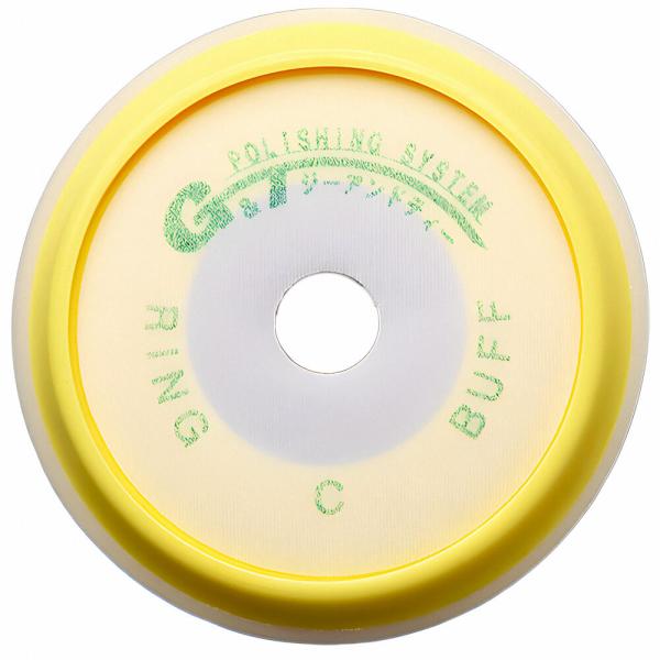G&amp;TオリジナルのRINGバフ便利なセンター出し形状で使いやすさは抜群。ボディーを磨く際に使うスポンジバフです。ウールバフ処理後に掛けるスポンジバフです。厚みが薄い方がバフの外側に力が掛かりやすく作業性が良いです。このバフは25mm...