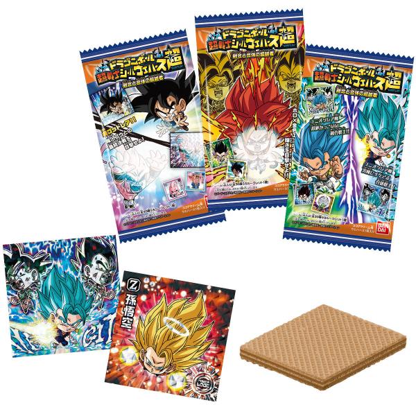 【発売日：2025年10月27日】内容シール1枚(全30種/うちシークレット1種)「Z」から「超」にシリーズが生まれ変わった「超戦士シールウエハース超」第14弾！「ドラゴンボールＺ」から「魔人ブウ編」のシールが多数登場！更に融合＆合体戦士に...
