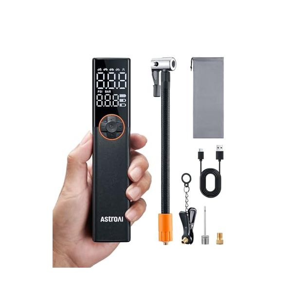 日本仕様ブラック-/-/ACACL8BK・Style:日本仕様ブラック・??【最大150PSI高速充填】この空気入れ 自転車は、専用モーターを搭載し、最大1034kPa（150PSI）の空気圧を提供します。自転車タイヤ充填をわずか35秒で完...