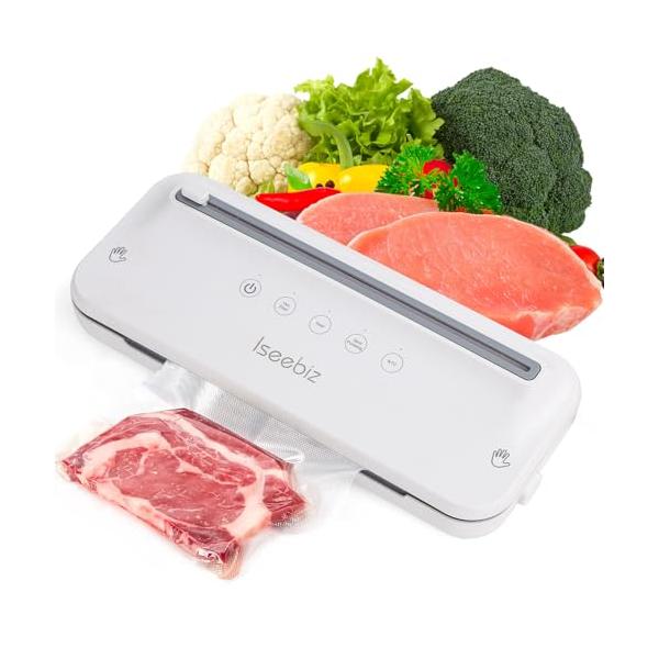 ホワイト/-/0447-oid-2690・パッケージ個数:1・【専用袋不要】この真空 パック 機は該当ブランドの真空パック用袋でなくても、市販の汎用真空パック用袋も使用できます。（注意：普通の薄っぺらなビニル袋は真空には使えず、シールのみご...