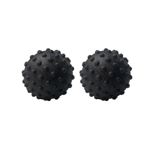 ブラック/-/-・【商品仕様】サイズ：直径5cm。カラー：ブラック。入り数：2個入り。・【エコフレンドリー素材】高品質TPE素材を使用し、肌に優しく滑らかな触り心地。適度な弾力で押し当てても痛くなく、心地よい刺激を与えます。手のひらや足裏に...