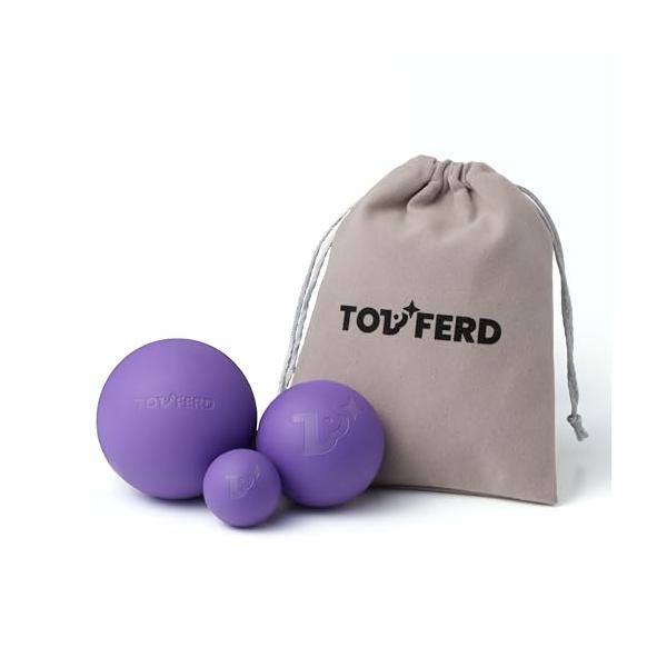 ミニマルパープル/6.3cm、5cm、3cm/MB101-TP-V1・TOPFERDリカバリーボール Trioは、3サイズのマッサージボールを使い分けることで、筋膜リリースやトリガーポイントへの刺激を効果的に行えます。血行を促進し、筋肉のこ...