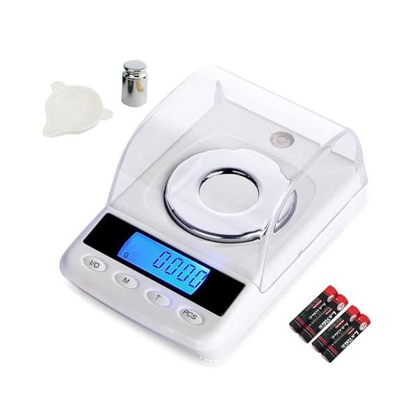 ホワイト/0.001-100g/-・Size:0.001-100g・【0.001gの高精度】アップグレードされたセンサーは0.001gの精度を正確に測定することができます。 精度が高く、読み取り速度が早くなります。 レベルフォームが付いてお...