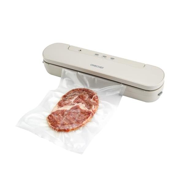 ペールグレー袋x5/-/djy5004・Color:ペールグレー袋x5・【3つモード搭載】キャニスター「External＝外部容器使用時」、自動「Vac/seal＝脱気＋シール」、密封「Seal＝シールのみ」・【鮮度を10倍以上持ち】60k...