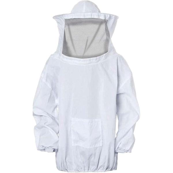 ユニセックスホワイト/L/-・ポリエステル素材で、通気性に優れ、全体的に快適です。首元はファスナー付きなので、服の脱ぎ着がしやすく、飲食にも便利です。袖口にはゴムバンドが付いており、蜂や虫が入りにくい構造です。・養蜂服とは、養蜂を行う人が着...