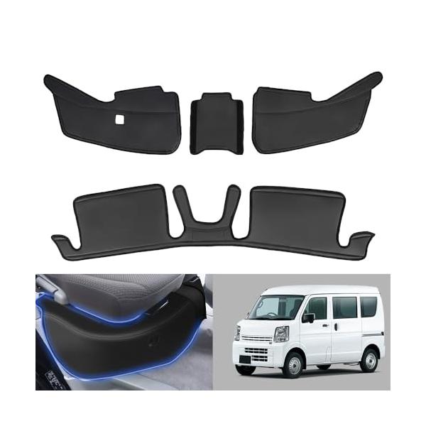 ブラック/エブリイ DA17W DA17V/-・Size:エブリイ DA17W DA17V・「適合車種」(スズキ)エブリィワゴン DA17Ｗ エブリイ バン DA17V（年式:H27.2〜）(マツダ)スクラムワゴンDG17W（年式:H27....