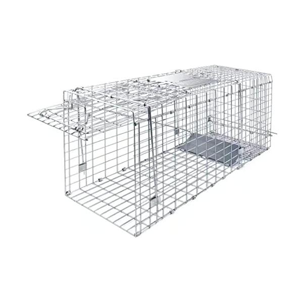 組立シルバー/L 79cm*33cm*28cm/-・Size:L 79cm*33cm*28cm・パッケージ個数:1・Mサイズ 小〜中型獣の捕獲に最適な箱罠です！ Mサイズ（約 長79cm 幅28cm 高さ33cm） 折り畳み時サイズ約幅30...