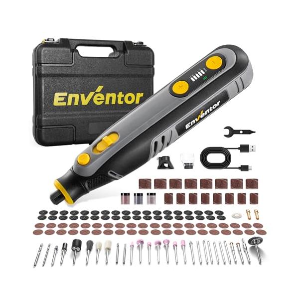 8V ミニルーター/-/-・Color:8V ミニルーター・【Type-C充電式＆コードレス】リューター充電式のモデルはコードレス式で、作業中に線に邪魔される心配しません。リチウム電池を採用し、USBType-Cで接続して充電できます。・【...