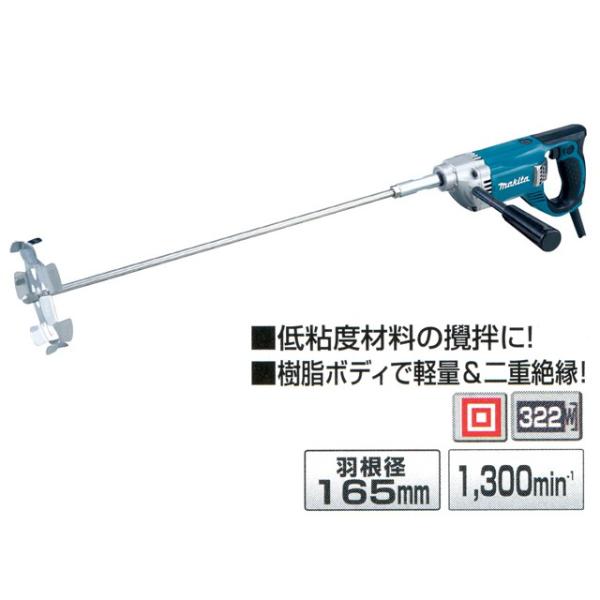 ●粘度の低いリシンなどの吹き付け材料の攪拌（かくはん）や練り合わせに！！■吸気口カバー付■ネジ込み式シャフトでシャフト交換が簡単！■握りやすい新グリップ形状■安心設計通電ランプ■充実機能で使いやすい！（大型ロックボタン・外装式カーボンブラシ...