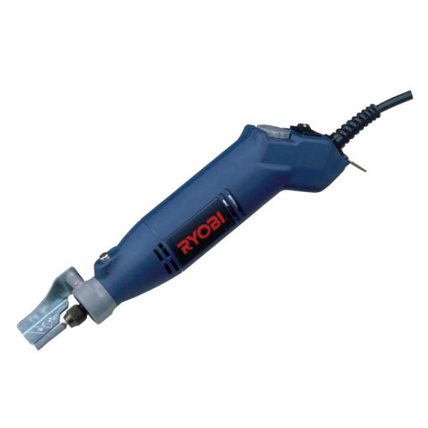 ●持ちやすい細身のボディ！●ソーチェンに簡単にセットできるガイド（角度ゲージ）付【チャックサイズ（径）】3.0mm【回転数】15,000min-1/s【電源】単相100V【電流】0.65A【消費電力】60W【質量】0.45kg【コード】2m...