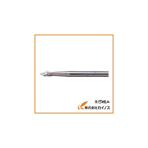 【特長】シャンク径3mmのオール超硬タイプです。【仕様】形状:楕円（スパイラルカット）刃径(mm):3刃長(mm):6.4軸径(mm):3軸長(mm):31.6タイプ:オール超硬最高使用回転数(rpm):40000