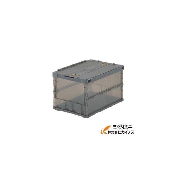 【仕様】容量(L):51.3色:透明ブラウン外形寸法(mm)間口×奥行×高さ:530×366×336有効内寸(mm)間口×奥行×高さ:493×335×311折りたたみ高さ(mm):71