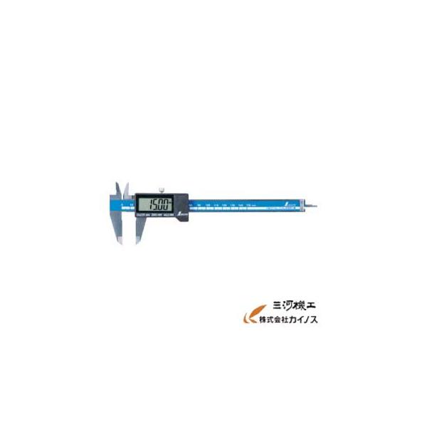 ＜仕様＞最小読み取り値0.0mm器差±0.03mmメーカーコード：19995全長(mm)：235測定範囲(mm)：0.01〜150電源：酸化銀電池 SR44 1個最小表示(mm)：0.01外側用ジョウ(mm)：77内側用ジョウ(mm)：15...