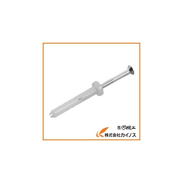 【仕様】外径(mm):6長さ(mm):35最大取付厚(mm):5穿孔深さ(mm):41引張最大荷重(kN):1.2下穴径(mm)コンクリート:6下穴径(mm)ALC:-質量(g):3.8