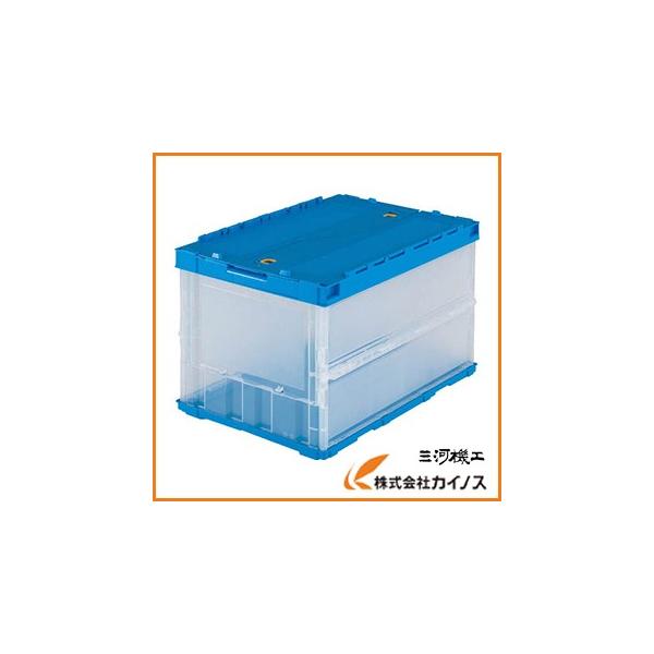 【仕様】容量(L):51.3色:半透明外形寸法(mm)間口×奥行×高さ:530×366×336有効内寸(mm)間口×奥行×高さ:493×335×311折りたたみ高さ(mm):71適用カード差し(別売):-