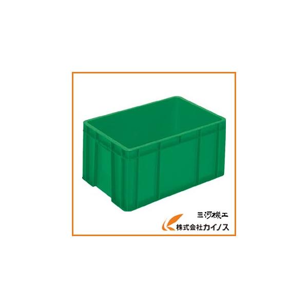 【仕様】容量(L):46.2色:グリーン外形寸法(mm)間口×奥行×高さ:580×364×274有効内寸(mm)間口×奥行×高さ:531×321×255適用カード差し(別売):両短辺9型・両長辺19型適合フタ（別売）:-