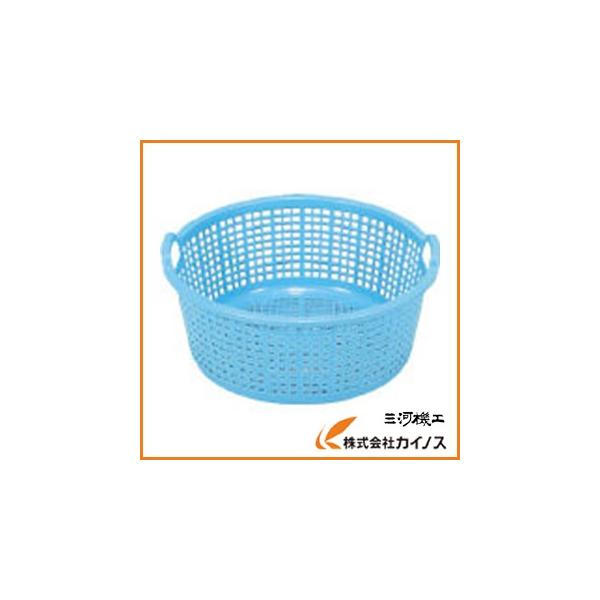 【仕様】色:ライトブルータイプ:手付有効内寸(mm)間口×奥行×高さ:362×362×160容量(L):19.0外形寸法(mm)外径×高さ:457×183質量(g):740