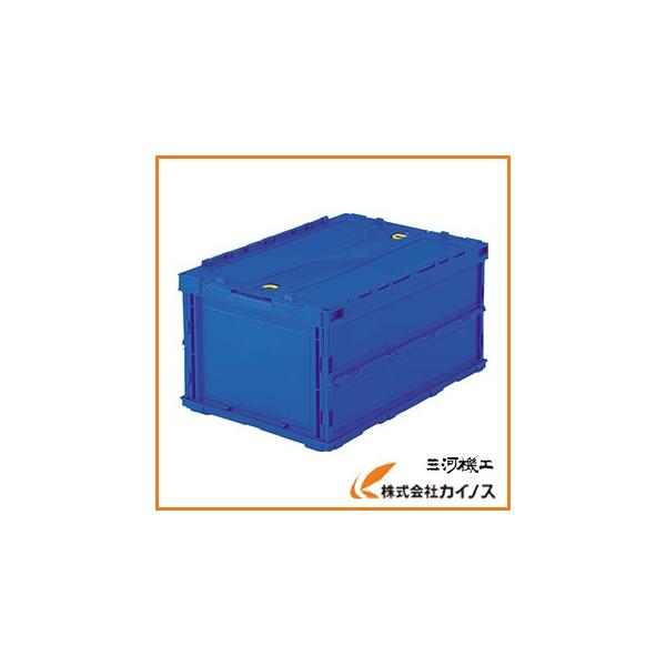 【仕様】容量(L):42.5色:ダークブルー外形寸法(mm)間口×奥行×高さ:530×366×283有効内寸(mm)間口×奥行×高さ:493×335×258折りたたみ高さ(mm):67適用カード差し(別売):-