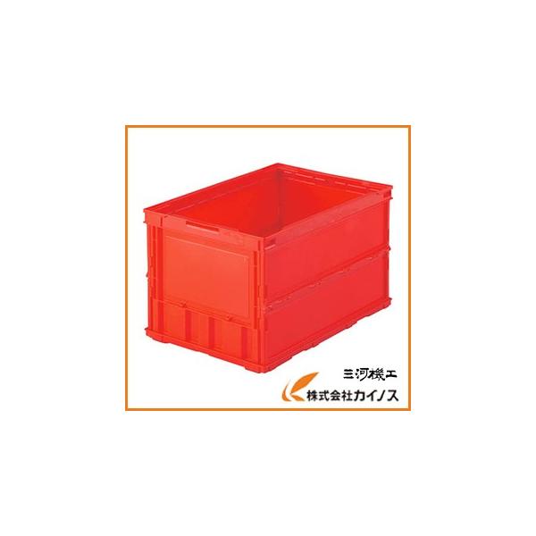 【仕様】容量(L):52.7色:レッド外形寸法(mm)間口×奥行×高さ:530×366×325有効内寸(mm)間口×奥行×高さ:493×335×311折りたたみ高さ(mm):60適用カード差し(別売):-