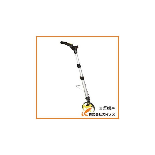 【仕様】測定範囲:2cm〜9999999.98m車輪径(mm):160縮長〜全長(mm):680〜1120電源:単4乾電池×2本測定誤差範囲:±0.5％質量(g):745