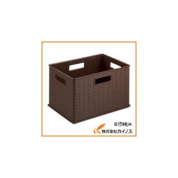 【仕様】容量(L):-色:ダークブラウン外形寸法(mm)間口×奥行×高さ:375×270×245有効内寸(mm)間口×奥行×高さ:354×249×232適用カード差し(別売):-適合フタ(別売）:-