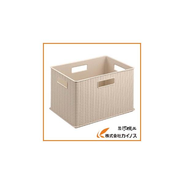 【仕様】容量(L):-色:ナチュラル外形寸法(mm)間口×奥行×高さ:375×270×245有効内寸(mm)間口×奥行×高さ:354×249×232適用カード差し(別売):-適合フタ(別売）:-