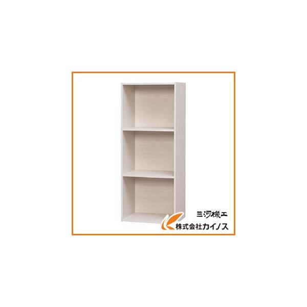 【仕様】間口(mm):415奥行(mm):290高さ(mm):1015色:オフホワイト最大積載量(kg/台):80均等積載量(kg/段):30段数:3質量(kg):10.1