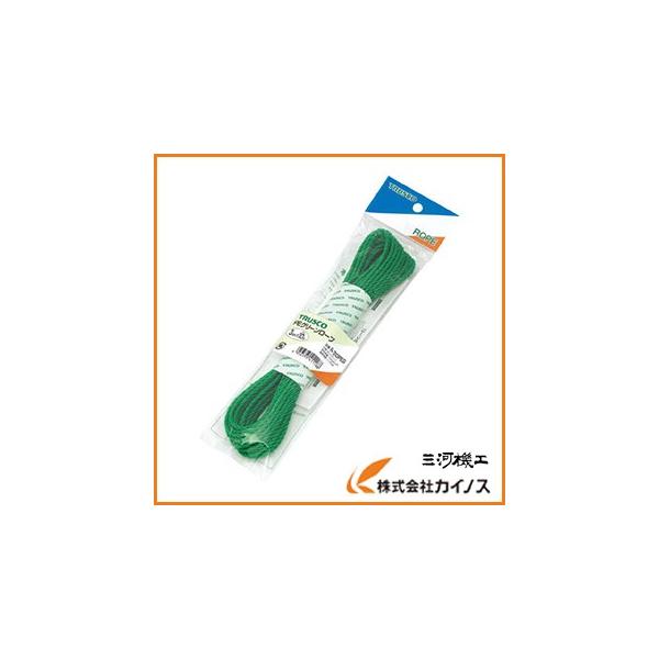 【仕様】色:緑線径(mm):6長さ(m):10包装形態:袋入質量(kg):0.19