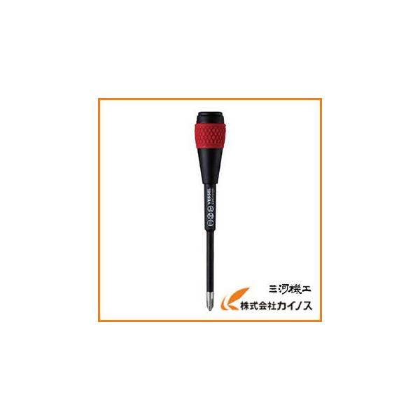 【特長】ボールラチェットドラバーの専用替え軸です。　スリムな軸カバー付きで、端子台での作業に最適です。【仕様】軸長(mm):100全長(mm):158刃先:[[(+)]]2軸径(mm):6.0 グリップ径(mm):41マグネット入り全身焼入...