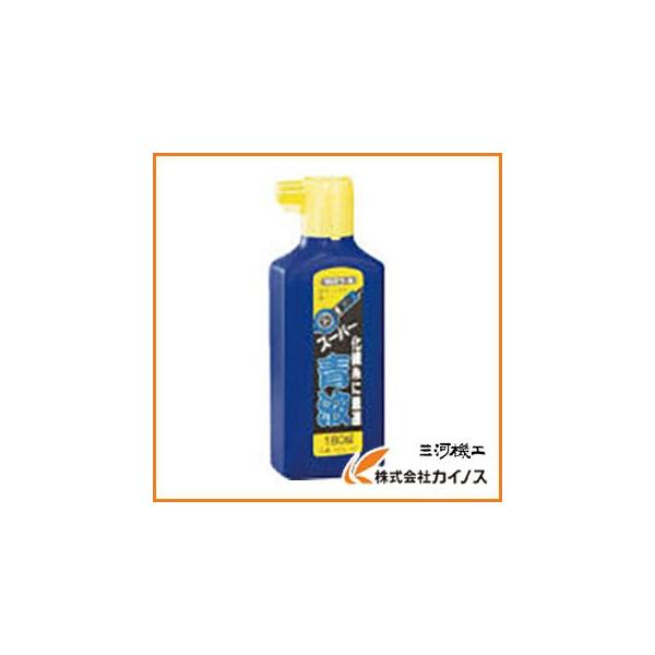 【特長】化繊つぼ糸に最適です。乾燥してもつぼ糸、つぼ綿が硬く固まらず、水ですぐ溶け元に戻ります。凍結しにくく寒冷地での作業が楽に行えます。塩分を含んでいません。竹、金属、樹脂あらゆる墨差しにも対応します。【仕様】色:青液容量(ml):180...