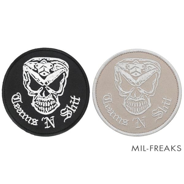 Minotaurtac製 SEAL "TEAMS 'N SHIT"刺繍ベルクロパッチです。サイズ:84mm商品内容:ベルクロパッチ X1