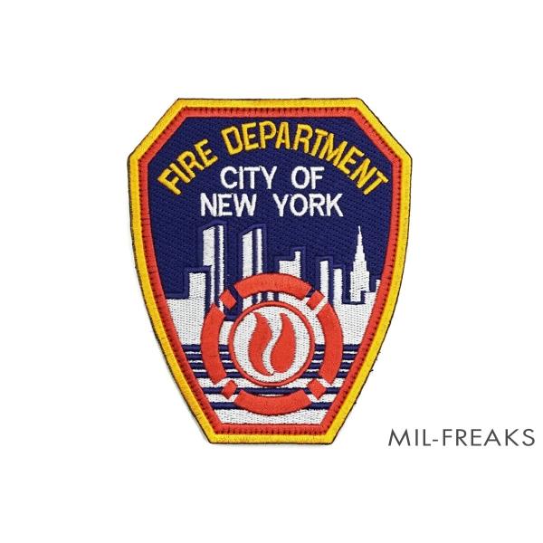 Minotaurtac製 NYFD ニューヨーク市消防局 エンブレムパッチ9.11同時多発テロで多くの殉職者を出したニューヨーク市消防局のパッチです。9.11以降、消防士を悼む気持ちから、このパッチを着ける隊員が増えました。サイズ:115 ...