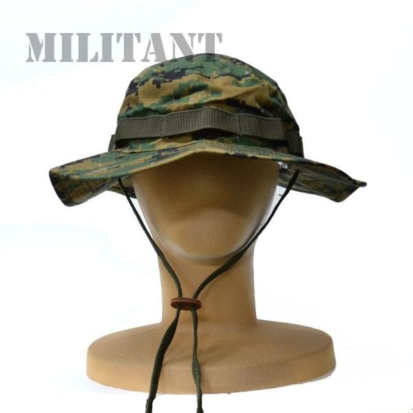 米国海兵隊迷彩ＭＡＲＰＡＴ（Ｍarines Ｃorps Ｐattern）ブ―ニーハットです。一般的には海兵隊デジカモです。海兵隊では森林地帯の場合こちらの迷彩を使用します。ＲＡＮＧＥＲ−ハット・ブッシュハットやアメリカンハットなど、色々な通...