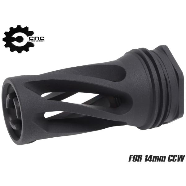 【関連検索キーワード】FH-32 CNC Production シーエヌシー HUXWRX フラッシュハイダー コンペンセイター マズルデバイス マズルブレーキ サバゲー サバイバルゲーム M4 M16 SCAR-L HK416 G36 G...