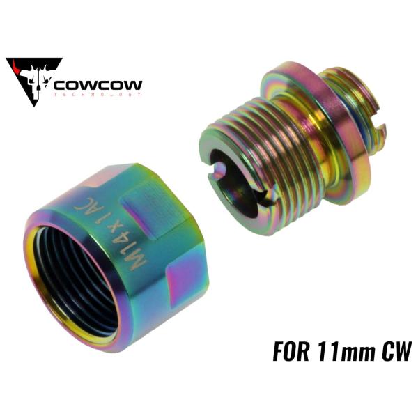 【関連検索キーワード】COWCOW サイレンサーアダプター コンバーター 11mm正ネジ IPSC 東京マルイ WETECH UMAREX ハイキャパ5.14.3 M1911A1 COLT MEUピストル GLOCKG19G34 M9A1H...