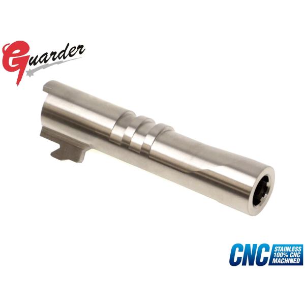 【関連検索キーワード】GUARDER ガーダー ステンレスアウターバレル ステンレスバレル コーンバレル ポリッシュ仕上げ シルバー リアル質感 マルイ GBB デトニクス.45 CNC 削り出し ヘアライン …★☆★ 当商品は全国一律送料...