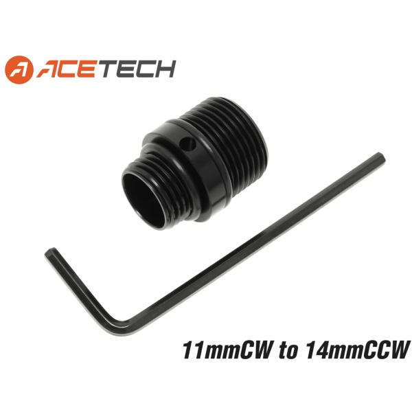 【関連検索キーワード】エーステック トレーサー サプレッサー アタッチメント マズルデバイス 交換 取付 変換アダプター 11ｍｍ正ネジ 11CW 14mm逆ネジ 14ｍｍCCW リペア 代替 BB弾 …★☆★ 5,500円以上ご購入で送料...