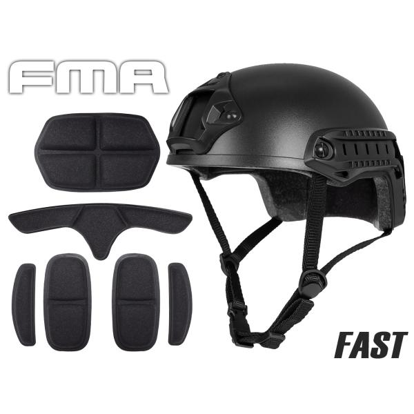 ★☆★ 5,500円以上ご購入で送料無料 ★☆★[ シュラウド、汎用サイドレールなど拡張性に優れたFASTのレプリカヘルメット ]●商品名 ： FMA OPS-CORE FAST ヘルメット M/Lサイズ●商品番号 ： H7763B●ブラン...