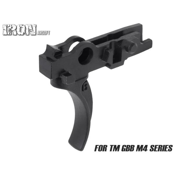 ★☆★ 5,500円以上ご購入で送料無料 ★☆★[ Geissele SSPスタイル スチール強化トリガー ]●商品名 ： IRON AIRSOFT Geisseleスタイル SSP カーブドボウ トリガー for TM GBB M4●商品...