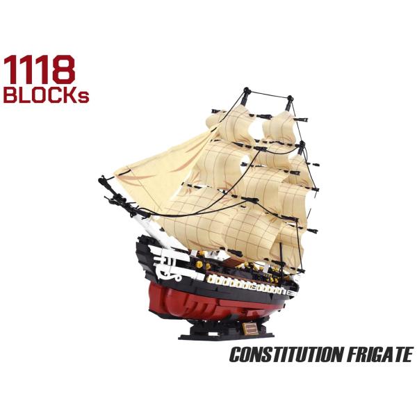 【関連検索キーワード】AFM ARMY FORCE MODEL BLOCKS ブロック トイ TOY フィギア 模型 知育玩具 米軍 US 海兵隊 USS Constitution フリゲイト Old Ironsides 帆船 戦艦 軍艦 ...