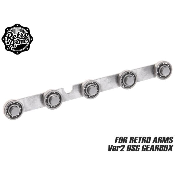 ★☆★ 5,500円以上ご購入で送料無料 ★☆★[ ピストン上面をサポートしスムーズな動作を実現 ]●商品名 ： RETRO ARMS ベアリングレール [RETRO ARMS V2 DSG Gearboxes用]●商品番号 ： RA-AE...