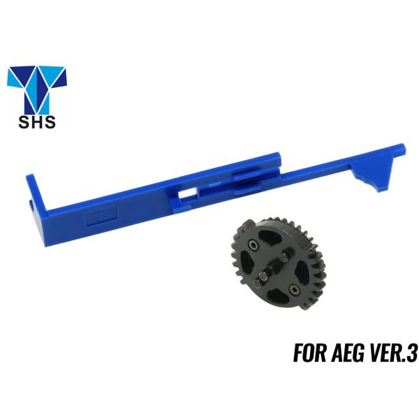 ★☆★ 5,500円以上ご購入で送料無料 ★☆★[ウルトラハイサイクル仕様にカスタマイズ]●商品名 ： SHS ダブルセクターギアセット Ver.3 平歯18:1ギア用●商品番号 ： SH-CL12070-3●対応 ： メカボックスVer....