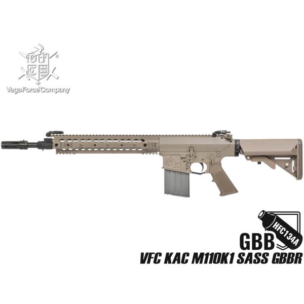 ★☆★ 当商品は送料無料で配送可能(北海道・沖縄・離島を除く) ★☆★[KAC正規ライセンス取得したリアル構造のM110K1]●商品名 ： VFC KAC M110K1 SASS GBBR (JPver./Knight's Licensed...