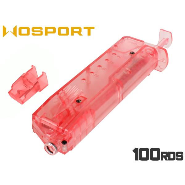 ★☆★ 5,500円以上ご購入で送料無料 ★☆★[ピストルマガジン風BBローダー♪6色展開で個性を演出♪]●商品名 ： WoSporT ピストルマガジン型 BBローダー 100Rds●商品番号 ： WO-ACC-002P●ブランド ： Wo...