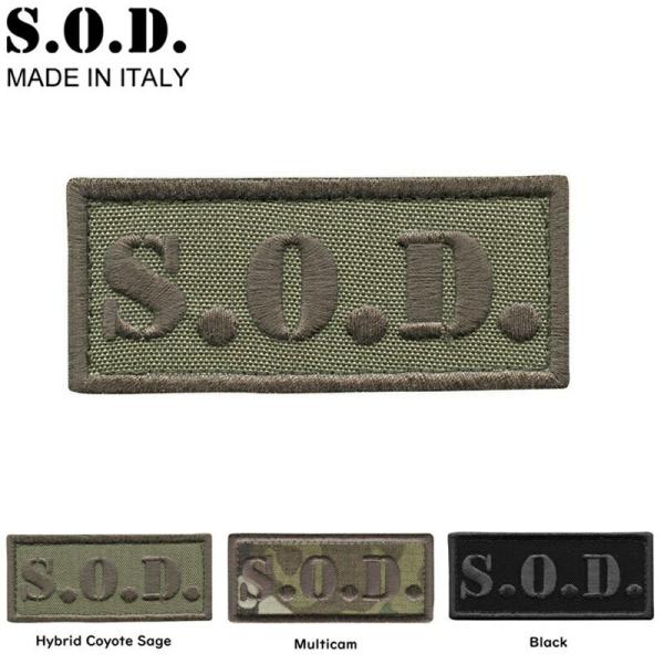 SODクロスパッチはCordura500Dに刺?でデザインされています。寸法3.7cmx8.7cm。後部に縫い付けられたオスのストレッチインターフェース。