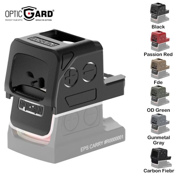 OpticGard EPS Carry 専用スコープカバー商品内容：光学機器本体保護カバー・TPU素材＆ポリカーボネート製光学機器本体を傷や摩耗から保護します。・取り外し可能なトレーニングレンズパネル付属・インターロッキングピン採用により、...