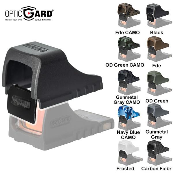 OpticGard SCS MOS 専用スコープカバー商品内容：光学機器本体保護カバー・TPU素材＆ポリカーボネート製光学機器本体を傷や摩耗から保護します。・取り外し可能なトレーニングレンズパネル付属・インターロッキングピン採用により、激し...