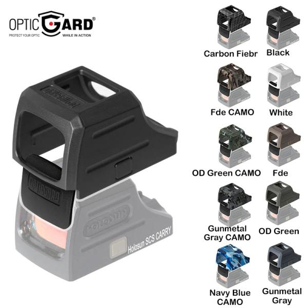 OpticGard SCS Carry 専用スコープカバー商品内容：光学機器本体保護カバー・TPU素材＆ポリカーボネート製光学機器本体を傷や摩耗から保護します。・取り外し可能なトレーニングレンズパネル付属・インターロッキングピン採用により、...