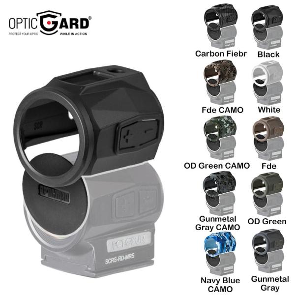 OpticGard SRCS 専用スコープカバー商品内容：光学機器本体保護カバー・TPU素材＆ポリカーボネート製光学機器本体を傷や摩耗から保護します。・取り外し可能なトレーニングレンズパネル付属・インターロッキングピン採用により、激しい反動...