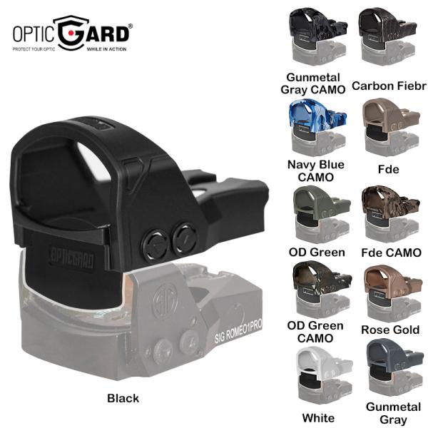 OpticGard Sig Sauer Romeo1Pro専用スコープカバー商品内容：光学機器本体保護カバー・TPU素材＆ポリカーボネート製光学機器本体を傷や摩耗から保護します。・取り外し可能なトレーニングレンズパネル付属・インターロッキン...
